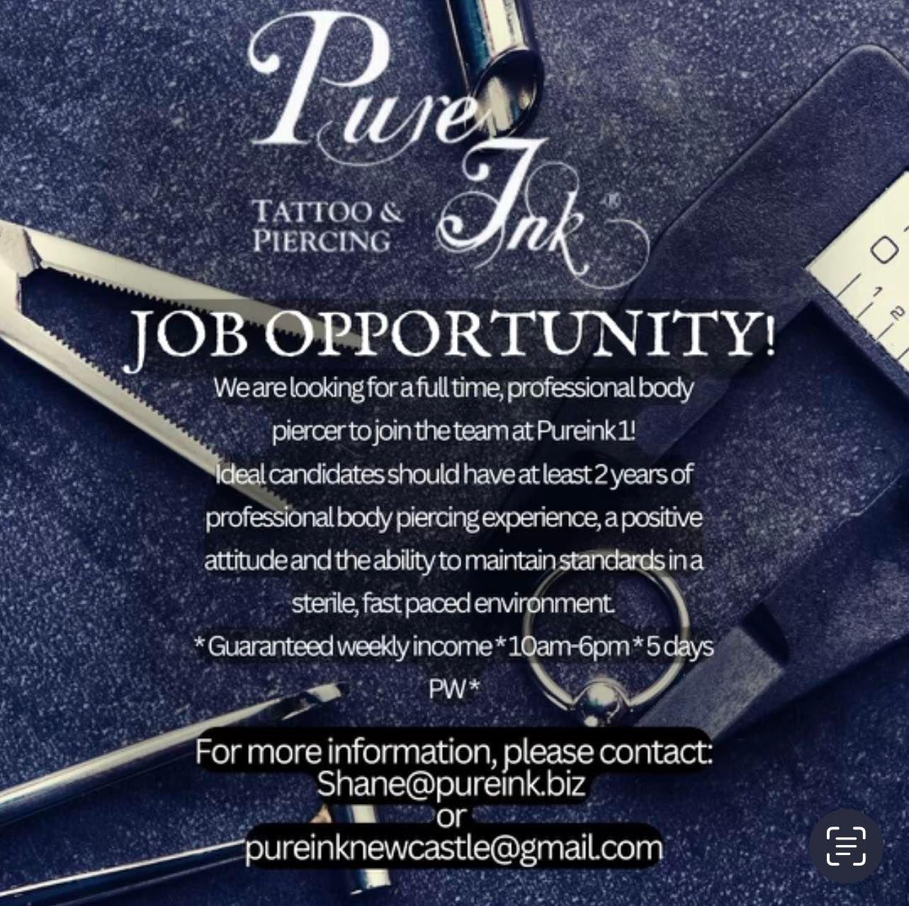 Job Opportunities - Pure Ink