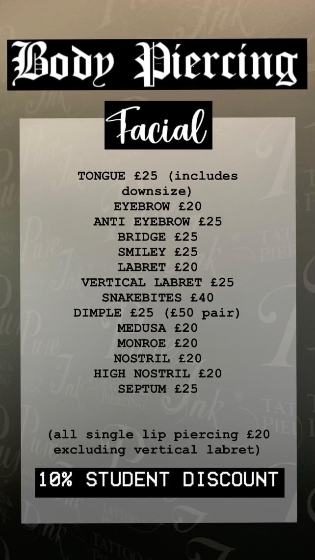 Piercings - Pure Ink